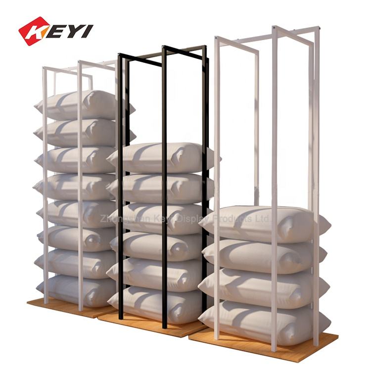 Customized Floor Metal Cushion Display Stand - Durable & Practical