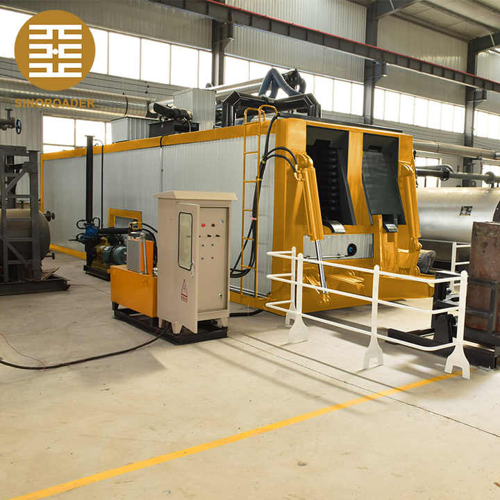 Drum Asphalt Decanter Machine Barreled Bitumen Melting Plant with Low ...