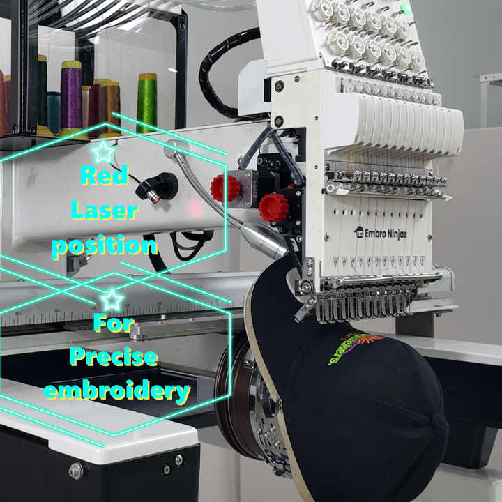 Embro Ninjas Cap Embroidery Machine - High Efficiency & Sustainability