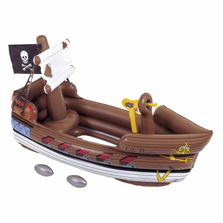Summer Pool Kids Toys Inflatable Pirate Ship Boat Pool Float| Alibaba.com