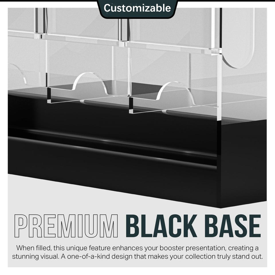 Booster Pack Dispenser 4mm Acrylic Stackable Compatible TCG Trading ...