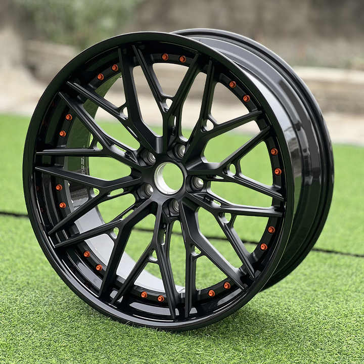 2-piece Hyper Black Custom 5x120 Wheel 22 Inch Forged Alloy Passenger ...