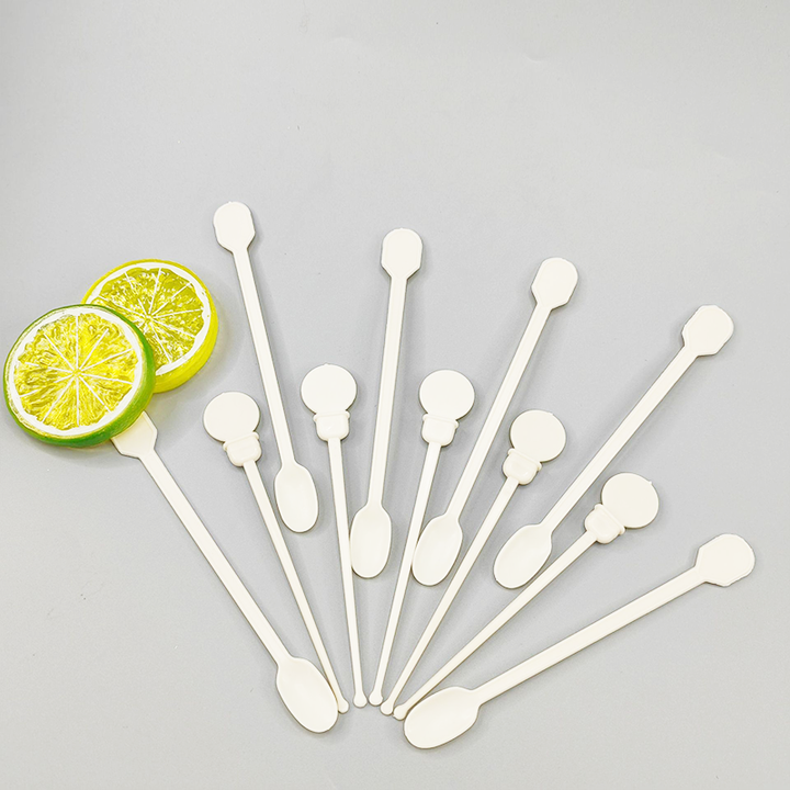 White Cornstarch Food Grade Coffee Stirrer Natural 100% Biodegradable ...