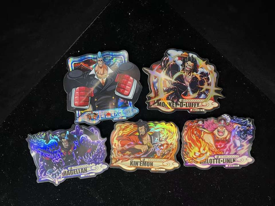 DM Wholesale One Pieced Laser Holographic Fridge Magnet Anime Adventure ...