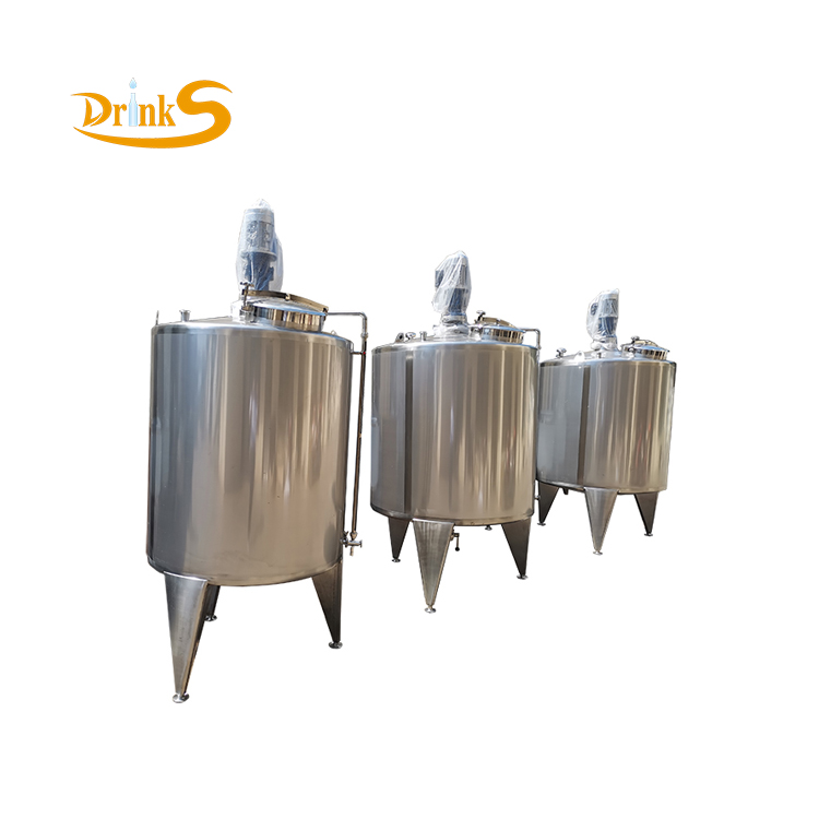 1000L Stainless Steel Mixing Tank - Double Jacketed with Agitator