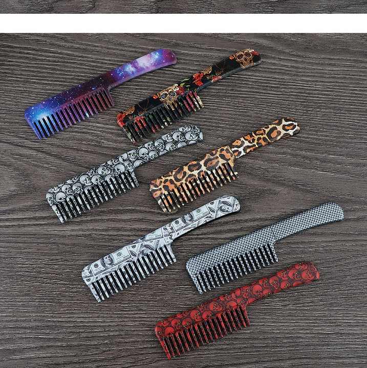 Custom Logo Hair Comb Key Chain - Fashionable & Functional