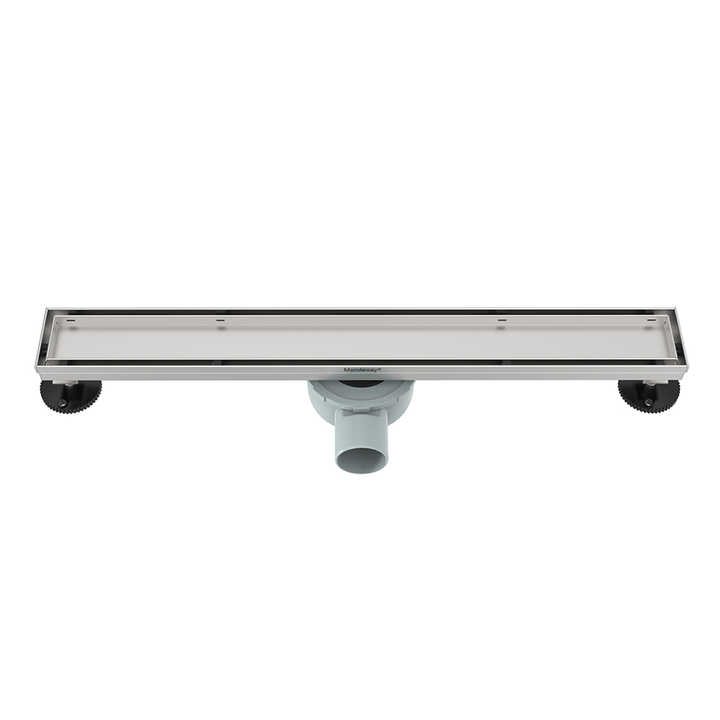 Stainless Steel Linear Floor Drain with 360 Rotatable Base for Easy ...