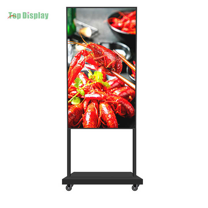 65 75 Inch High-brightness Ultra-thin LCD Window Display Indoor Screen ...