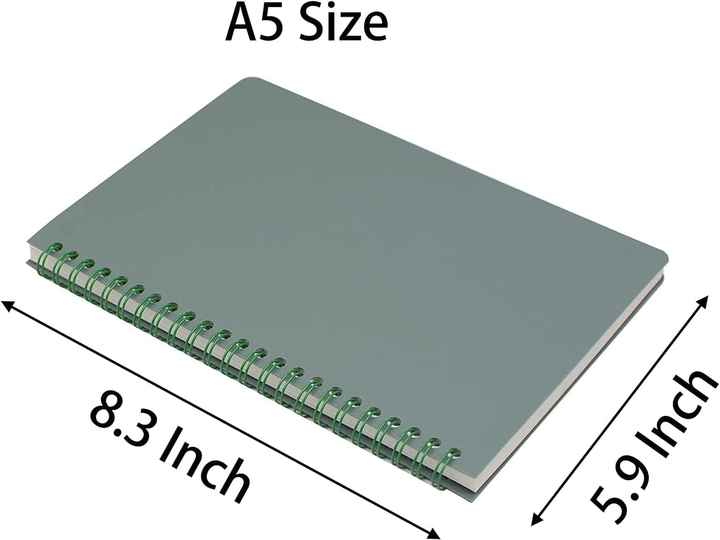 Custom Logo Spiral Notebook Paper Thick Plastic Hardcover Notebooks ...