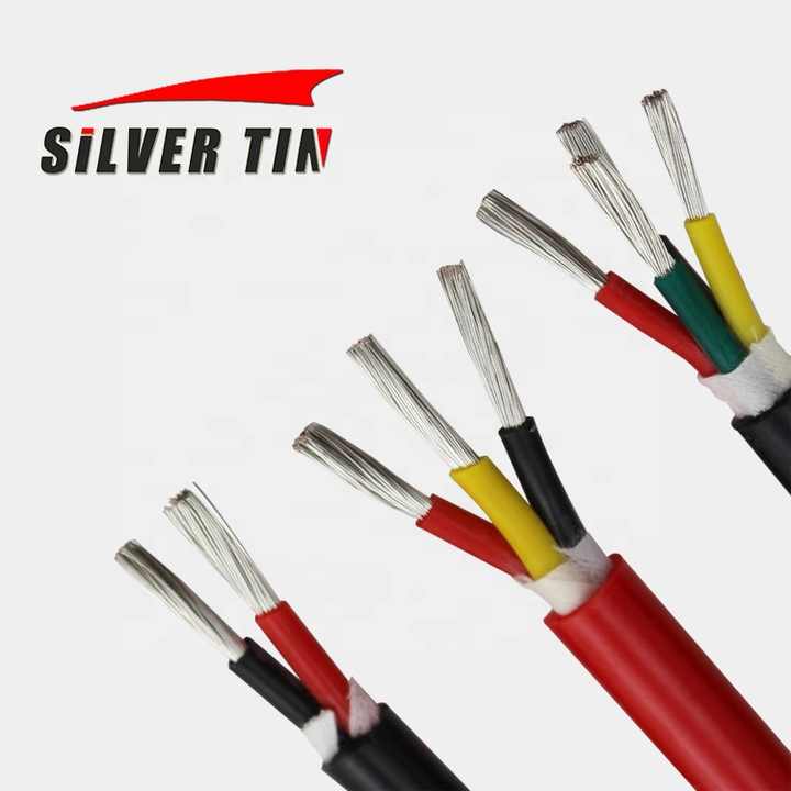 200 Degree High Temperature Multicore Silicone Rubber Cable