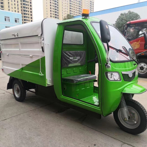 Tricycle 3 Wheel Waste Motorcycle - Efficient Garbage Dumper