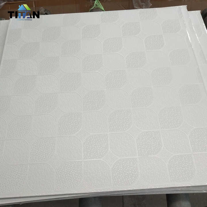 60X60 Acoustic Gypsum Plafond Ceiling Tiles for Restaurants