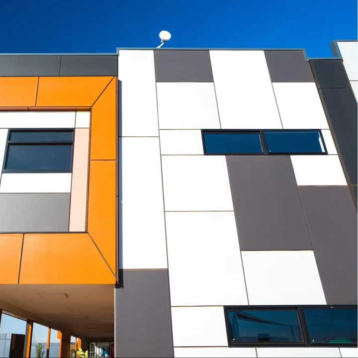 Modern Building Materials Facade Fiber Cement Board Panel Exterior Wall ...