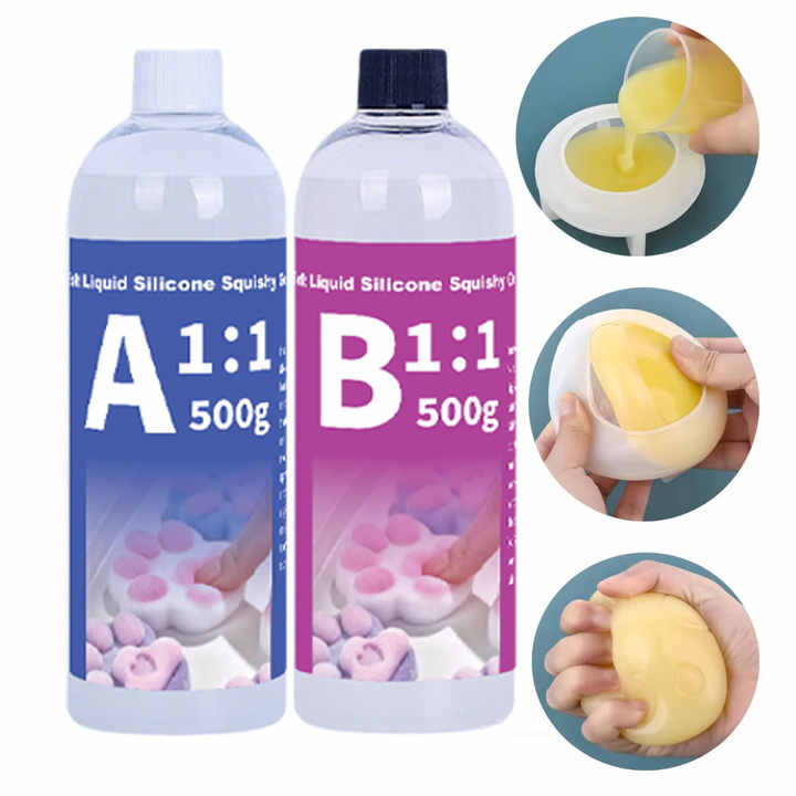Silicone Squishy Gel - DIY Decompression Toys & Crafts