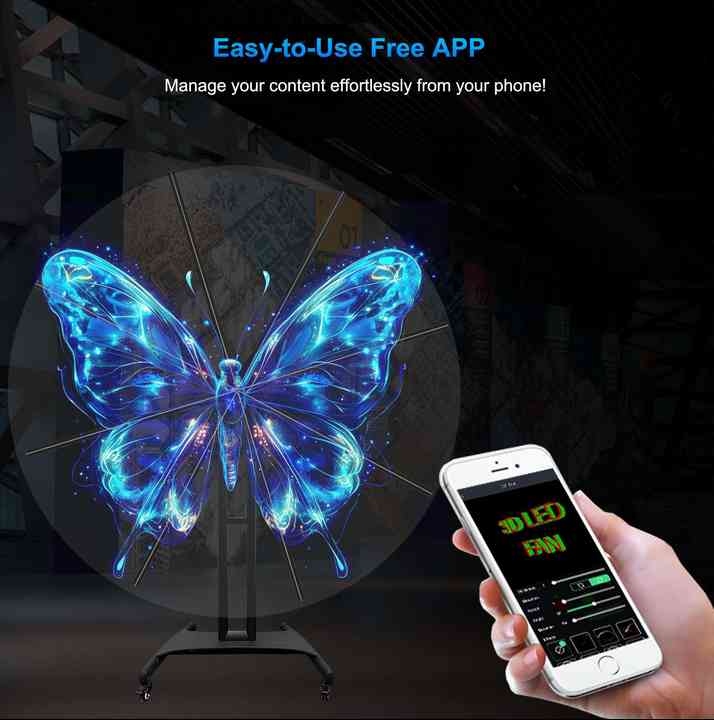 Hdfocus 3d Hologram Certificate - LED Holographic Fan