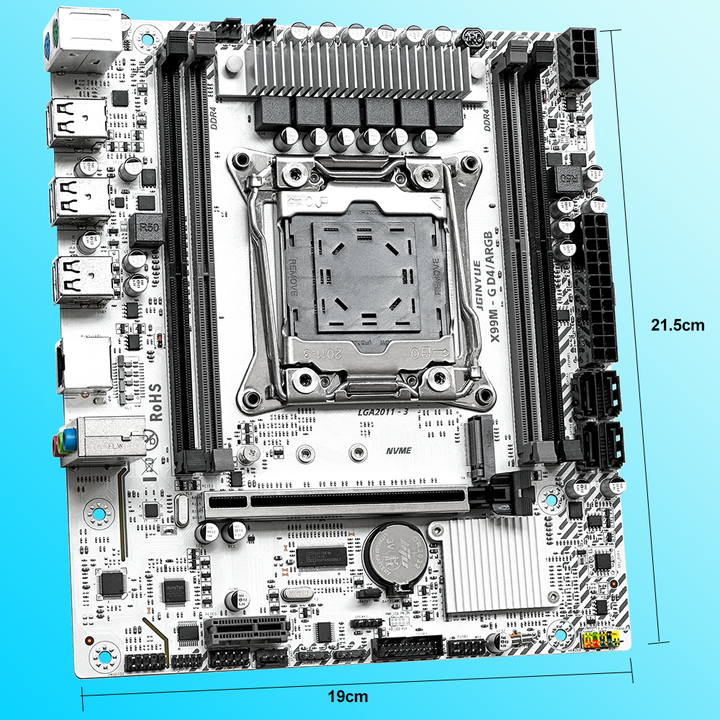 X99 Motherboard Lga 2011 3 Kit Set With Ddr4 16gb 2 8gb 2133mhz Ram