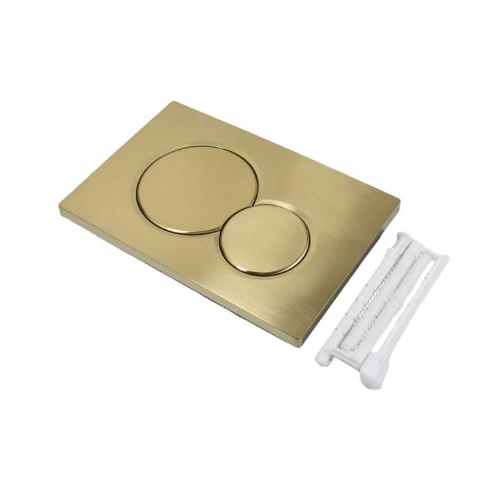 Concealed Cistern Fittings Press Panel Push Button Brass Flush Plate ...