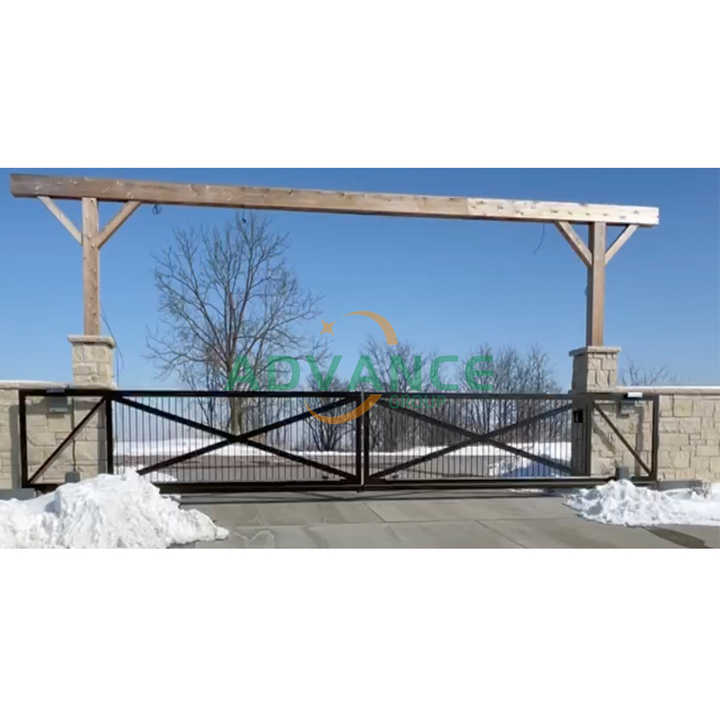 Aluminum Sliding Gate - Automatic Cantilevered Portal