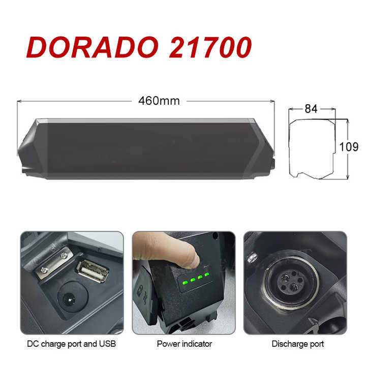 Reention Dorado 21700 48v 25ah - Reliable Electric Bike Battery