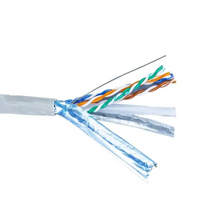 FTP Cat6 LAN Cable UV720H 550MHz High Speed Data Transmission Water Block Feature for Outdoor ...