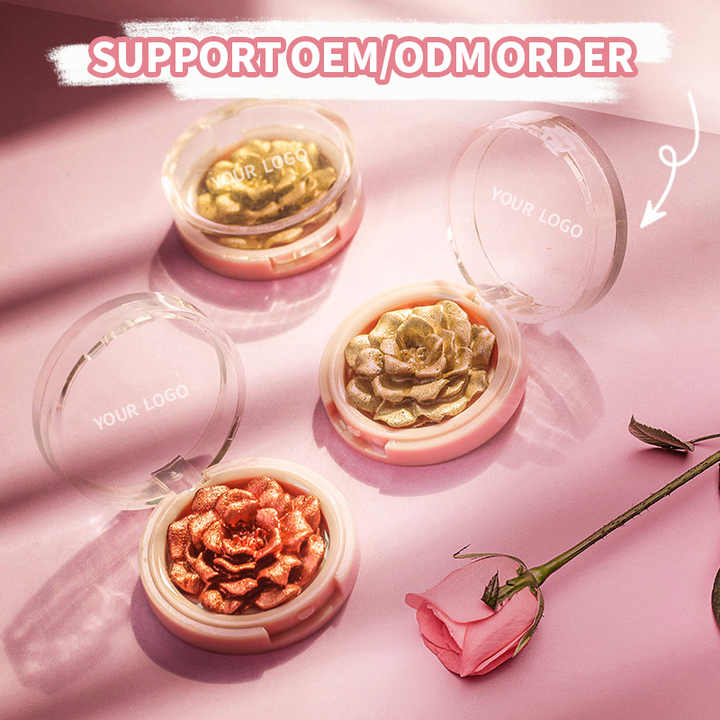 Luxury Face Rose Blusher 3D Flower Long Lasting Makeup No Logo Beauty ...