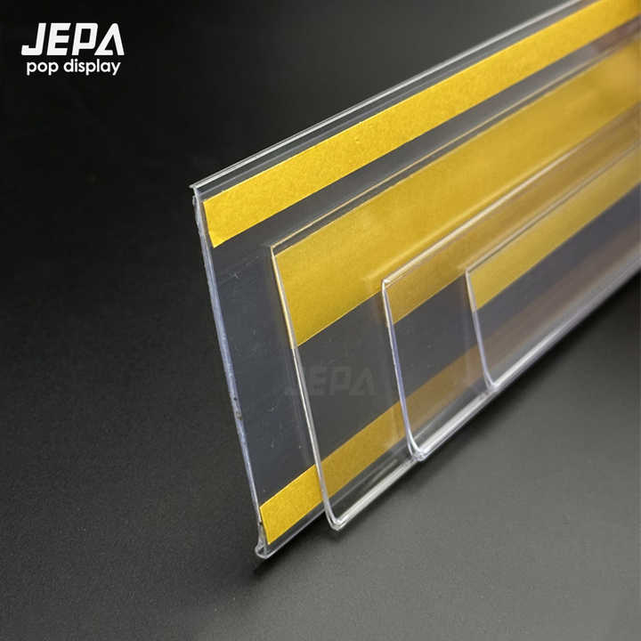 Adhesive PVC Price Shelf Label Tag Holder Strip for Supermarket Shelves ...