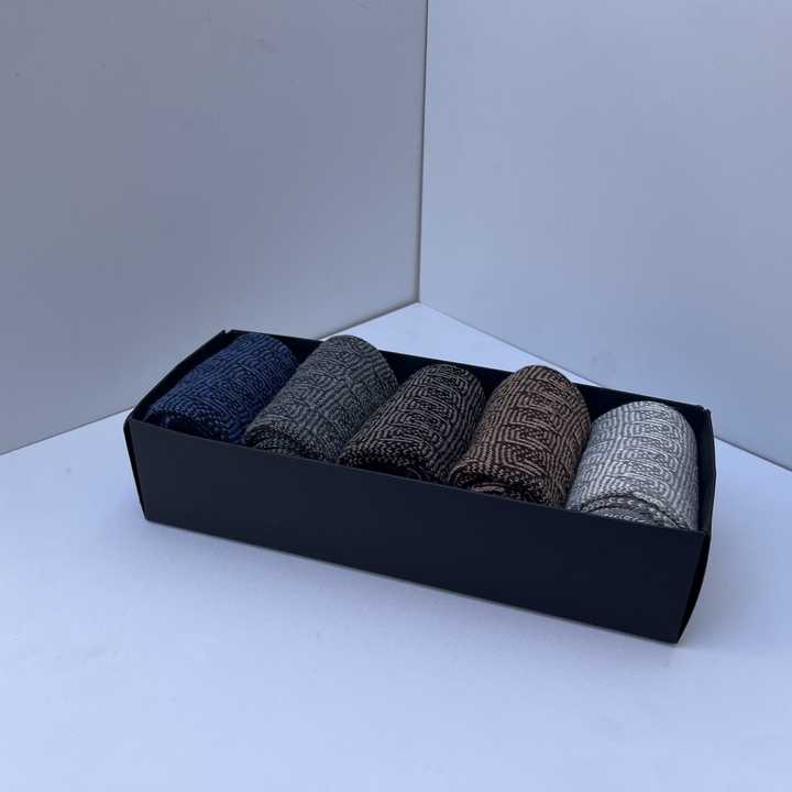 High Quality Cotton Gift Box 5 Pack Socks for Men