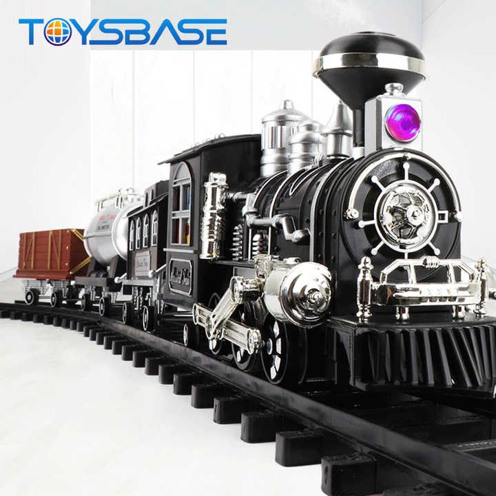 Electric Train Set for Adults Children Smoke Remote Control Classical ...