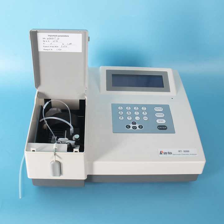 Laboratory Semi-Automatic Biochemistry Chemistry Analyzer Rayto RT-9200 ...