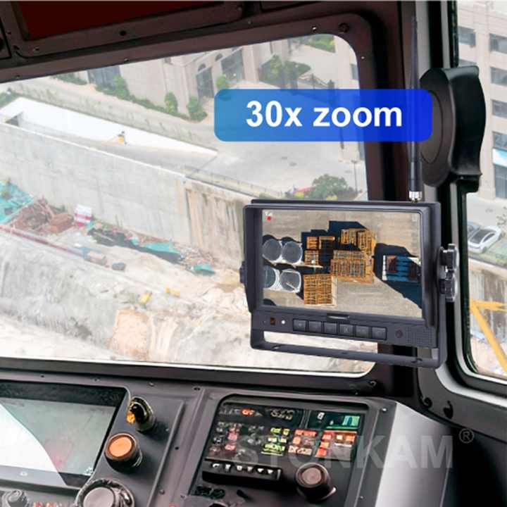 STONKAM 30x Zoom AI Pedestrian Detection Crane Camera System