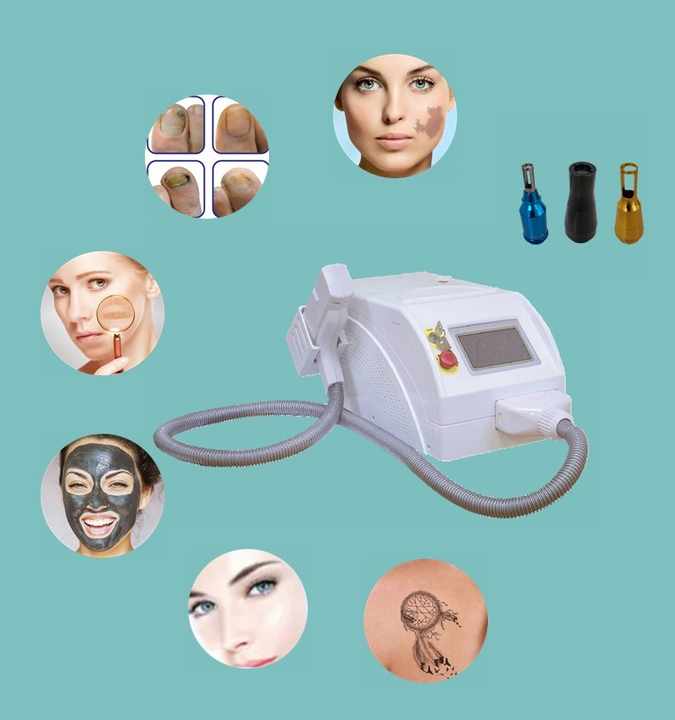 Mini Portable Q Switched Nd Yag Laser Tattoo Removal Machine in Stock ...
