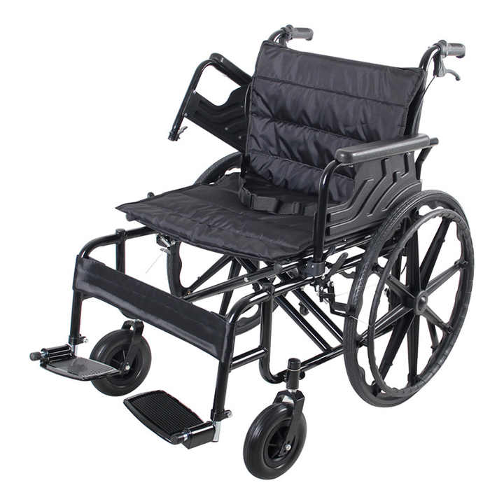 Multifunctional Widened Seat Wheelchair for Obese People
