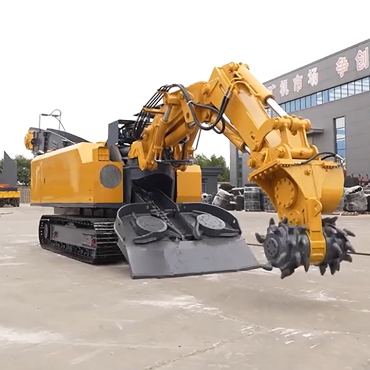 Dual-Purpose Road Header Machine for Mining and Coal Roadway Excavation ...