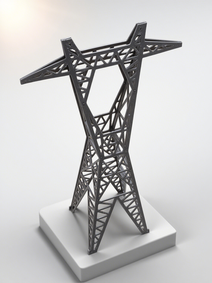 HO Scale Realistic Power Supply Bureau Building Transformer Substation ...