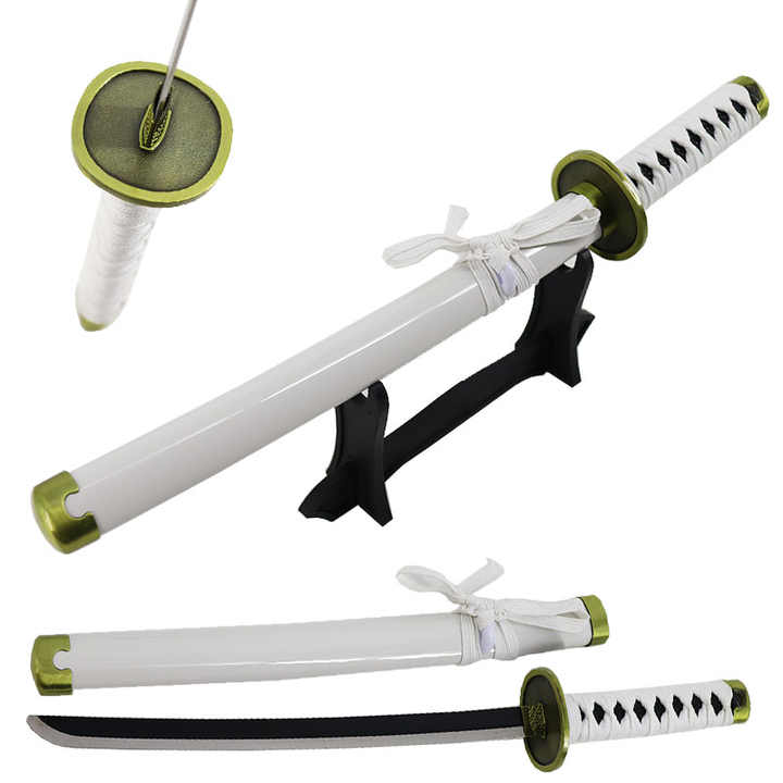 One Piece Zoro Safety Realistic Japanese Ninja Weapons Kids Toy Sword ...