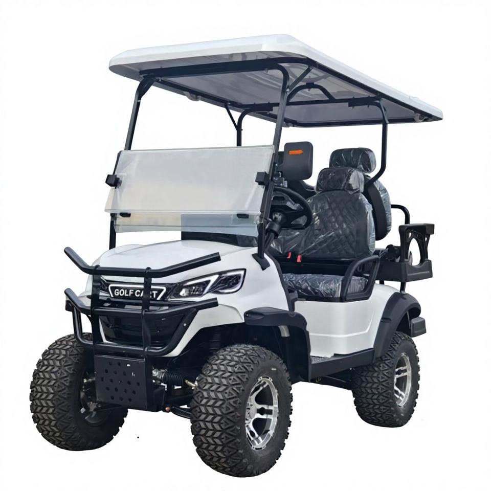 6 Seats Electric Four-Wheel 800kg Load Capacity Golf Course Scenic Area ...