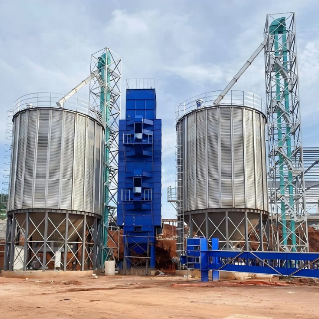 Galvanized Steel Silo for Farm Use Intelligent Rice Processing and Feed ...
