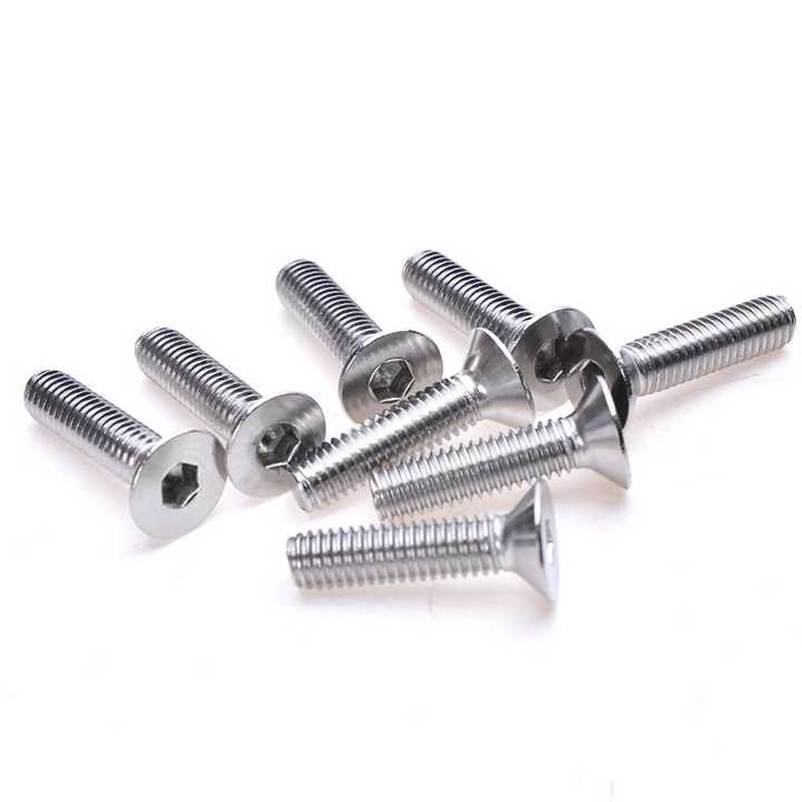DIN 7991 Stainless Steel 304 316 M2 M2.5 M3 M4 M5 M6 M8 Hexagon Socket Allen Countersunk Flat ...