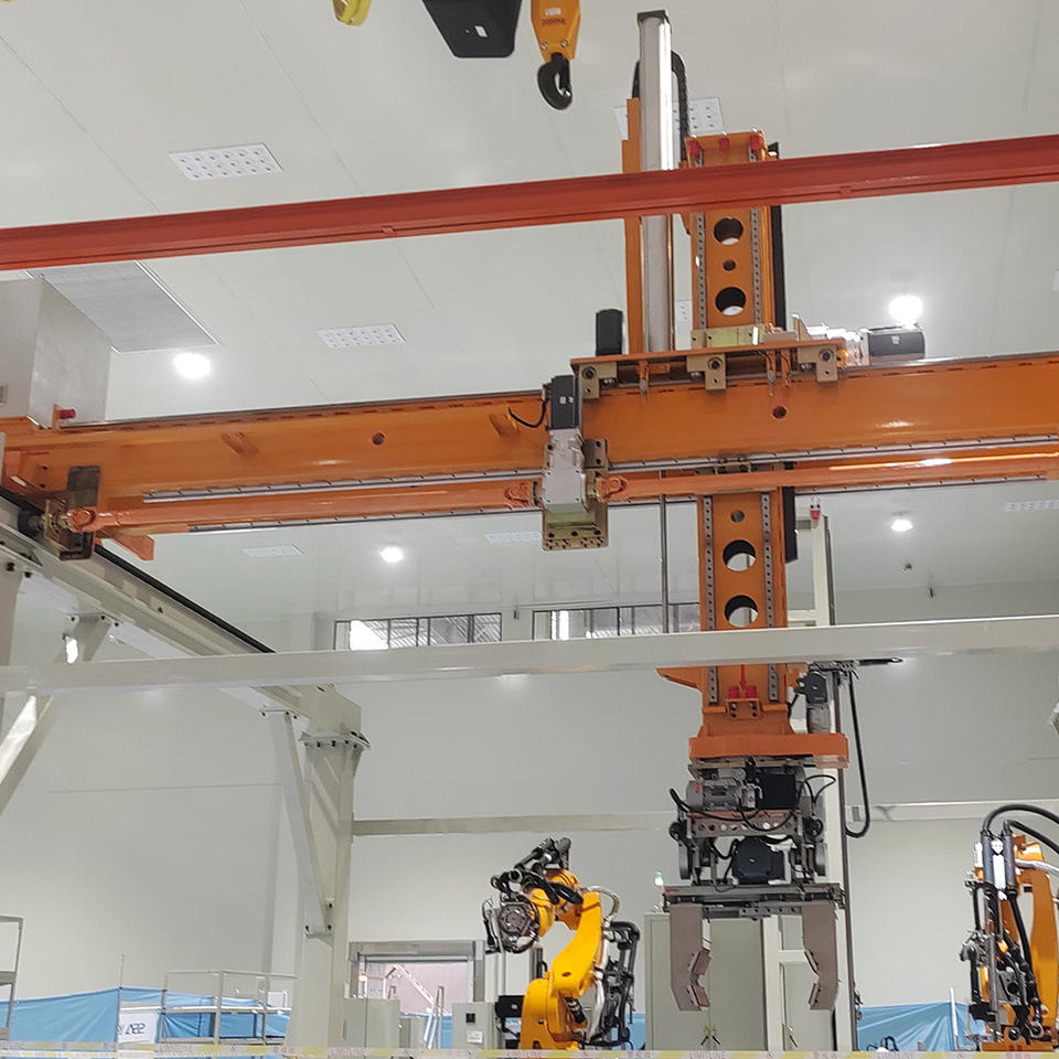 Custom Heavy Duty Gantry Robot with PLC & Motor 360 R-Axis Rotary for ...