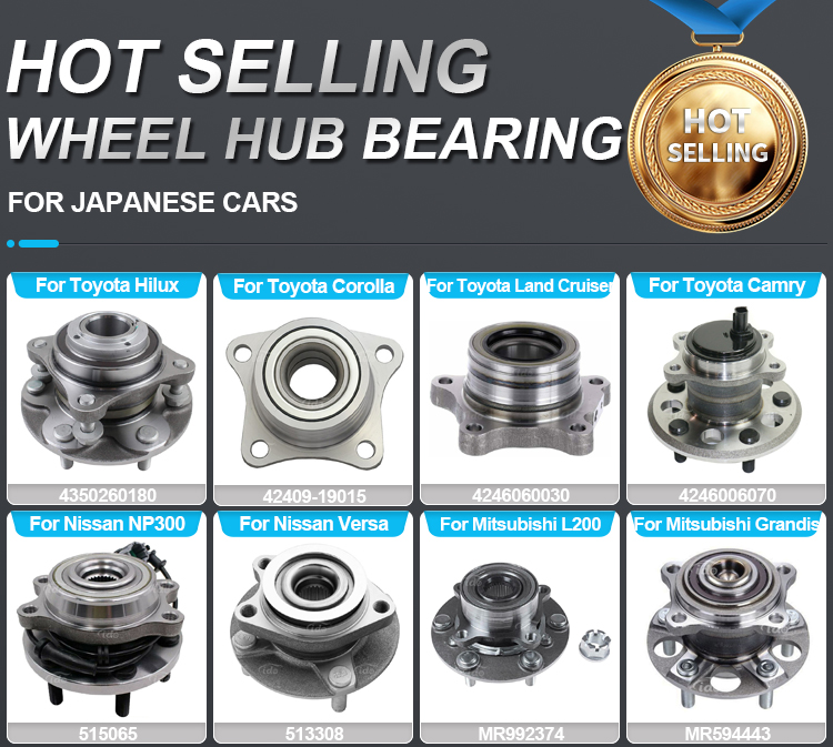 Auto parts Toyota Hilux Front and rear hub bearings Honda Accord Nissan ...