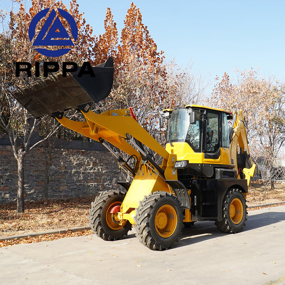 RIPPA Retroexcavadora Chinese Backhoe Loader Efficiency