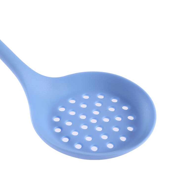 Nonstick Cooking Slotted Spoon Long Handle Silicone Kitchen Slotted ...