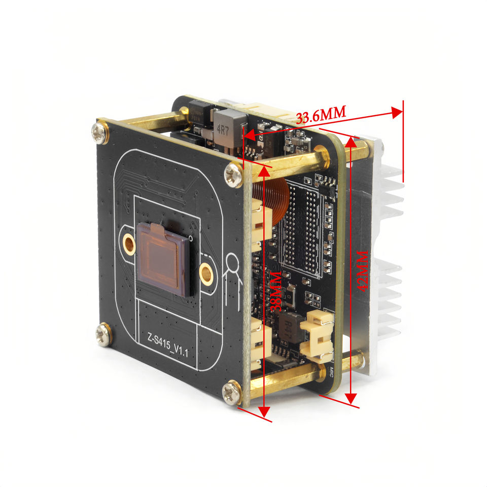4K Night Vision AI Denoise IP Camera Module 8MP 30FPS 3840x2160 IMX415 ...