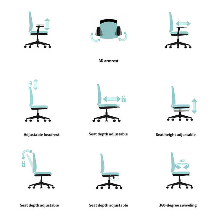 Luxury Adjustable Executive Office Chair - Ergonomic & Stylish