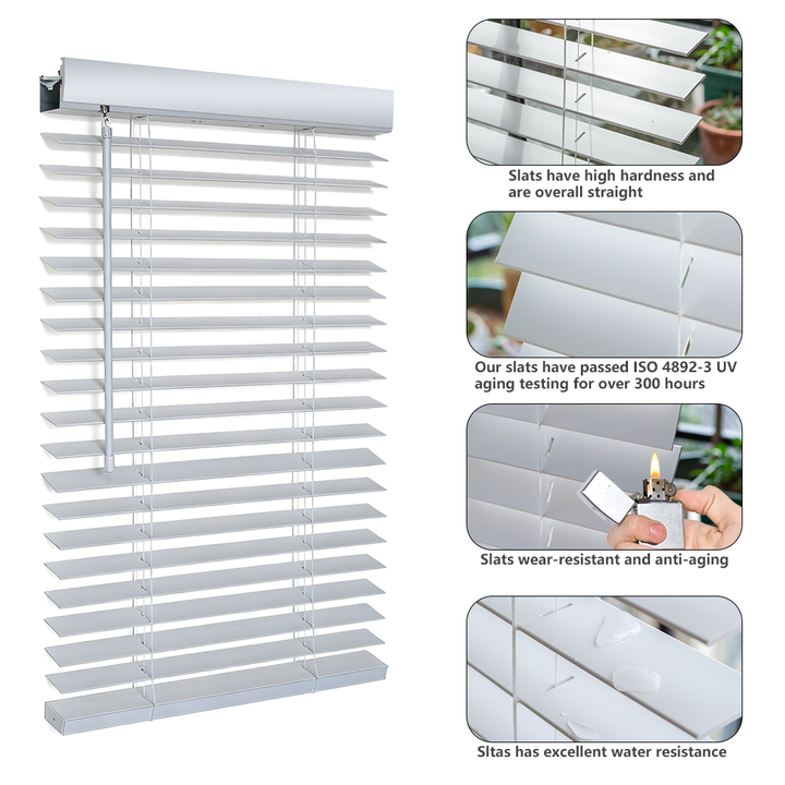 Ship From Vietnam 2'' Faux Wood PVC Venetian Blinds For Indoor Window ...