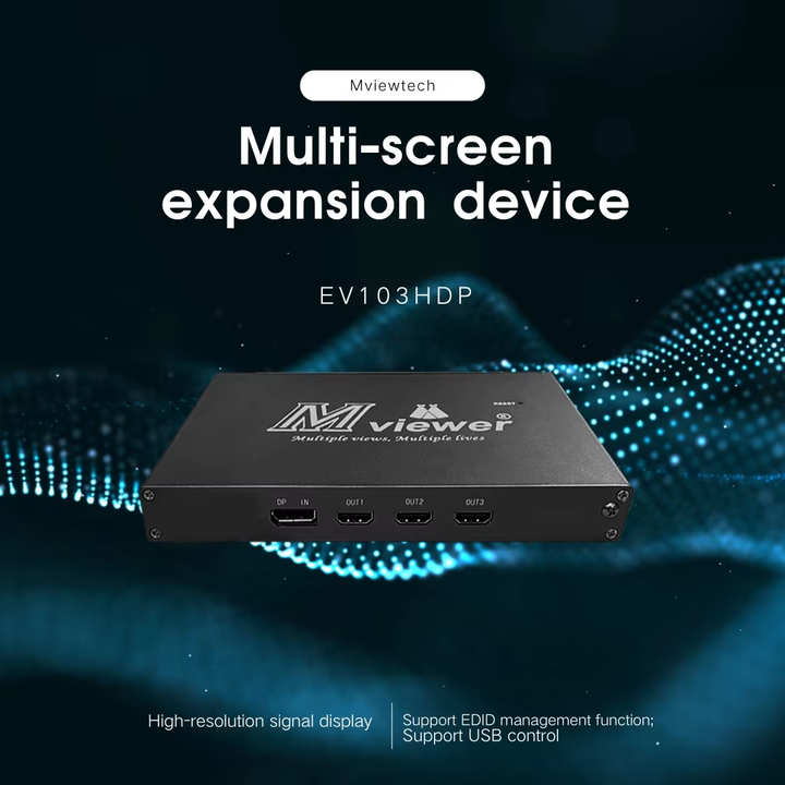 Ultra HD 4K Video Extender with Multi-Screen Expansion Metal EV103 ...