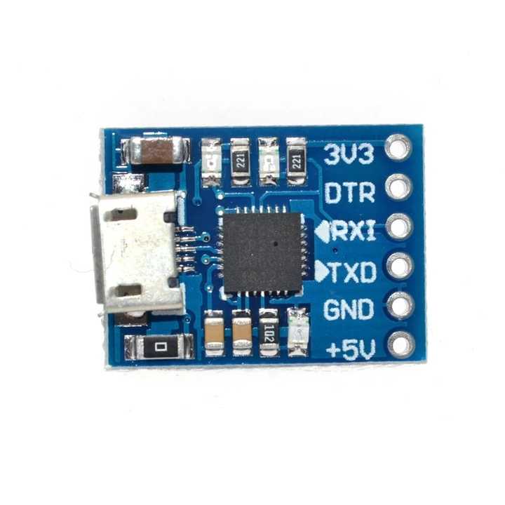 CJMCU CP2102 MICRO USB to UART TTL module 6-pin serial converter UART ...