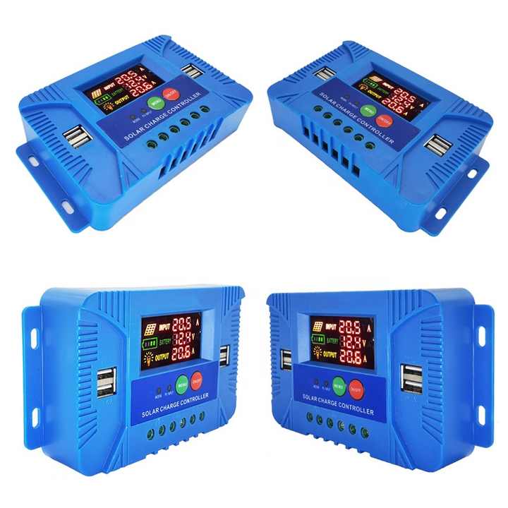 Factory Automatic Solar Charge Controller PWM 10A-60A Charger Regulator ...