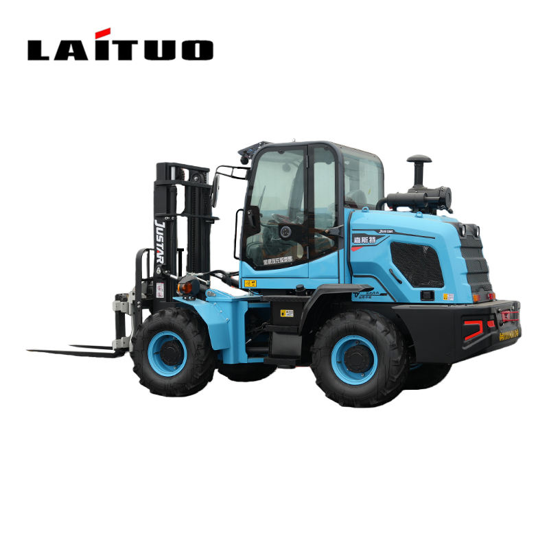 LaiTuo SDLT3.5T-A Rough Terrain Forklift 3.5 Ton 4WD Diesel All-Terrain ...