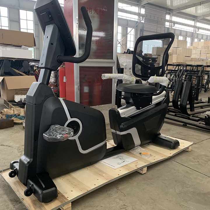 Commercial Gym Fitness Equipment Cardio Horizontal Magnetic Bike for ...